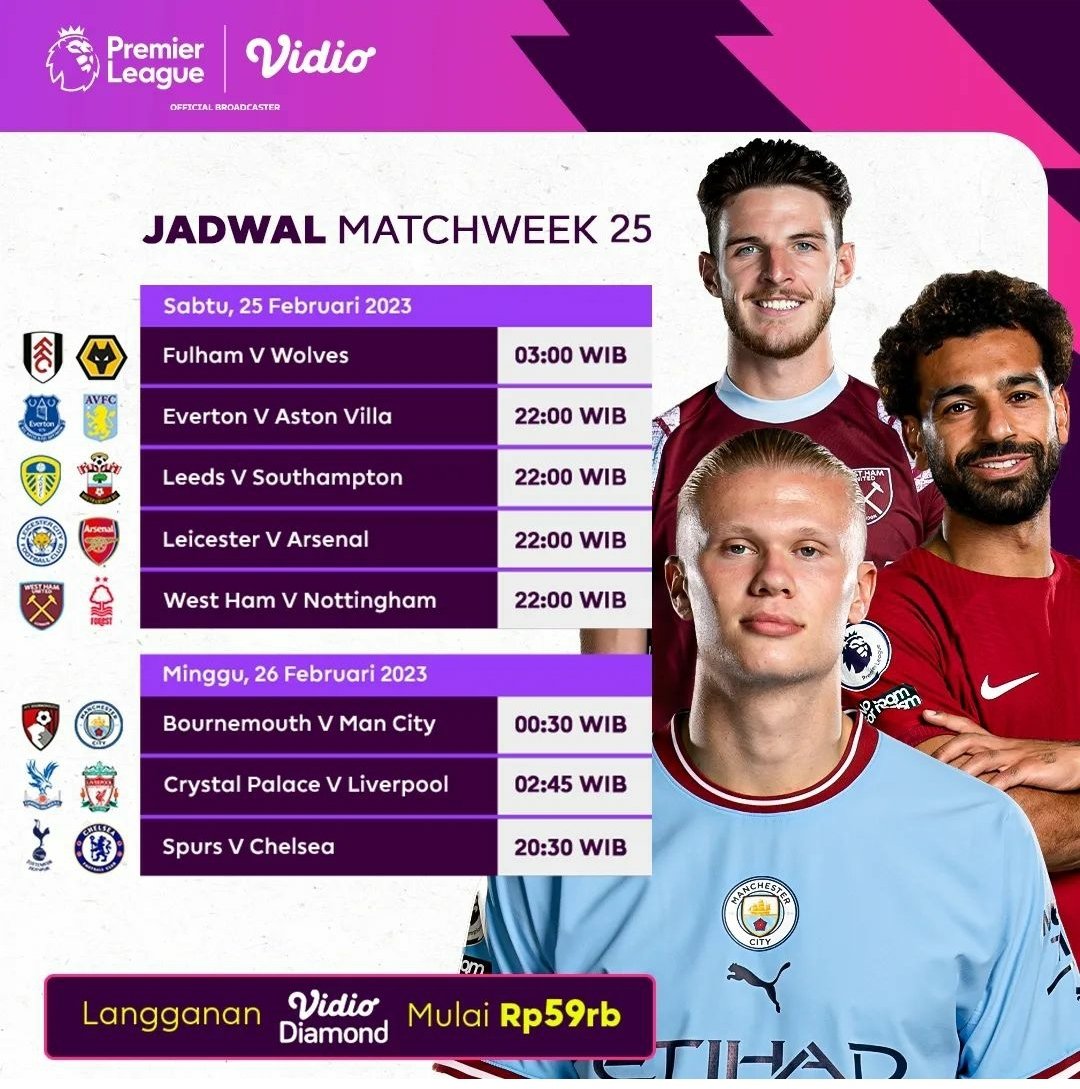 Siaran Bola Live on Twitter: "#MATCHDAY #EPL"