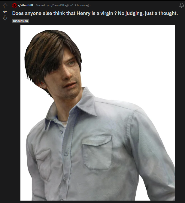 Miles on Twitter: "This dude has entered more holes than all the Silent Hill protags combined."