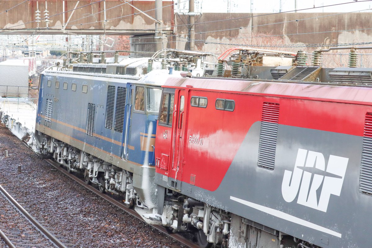 ザキてつ on Twitter: "おはようございます。 1658レ EH500-10 コキ牽引 EF510-502ムド付でした MFだったけど何とか🟦ゴトー撮れました😅"