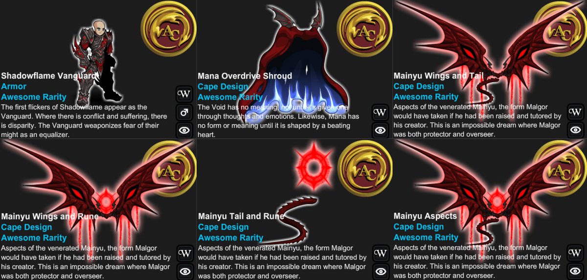 AQW News Source ⚔️ on Twitter: "You will need x36 U.T, x36 A, 72 E.C, and x24 GV to acquire the ...