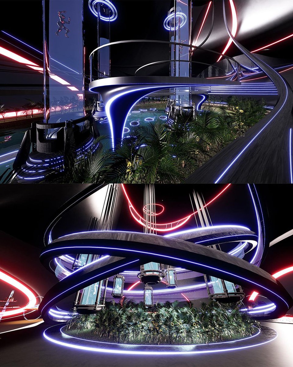 ParametricArchitecture on Twitter: "The "BLOOM" tower in Metaverse is developed by the talented ...