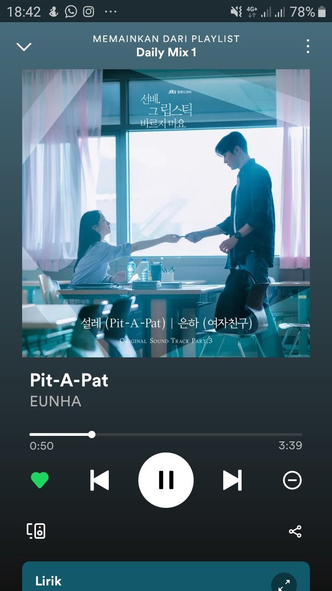 K-Drama Menfess on Twitter: "•kdm• aku suka ost drama ini Tapi pas nonton eps 1 baru setengah ...