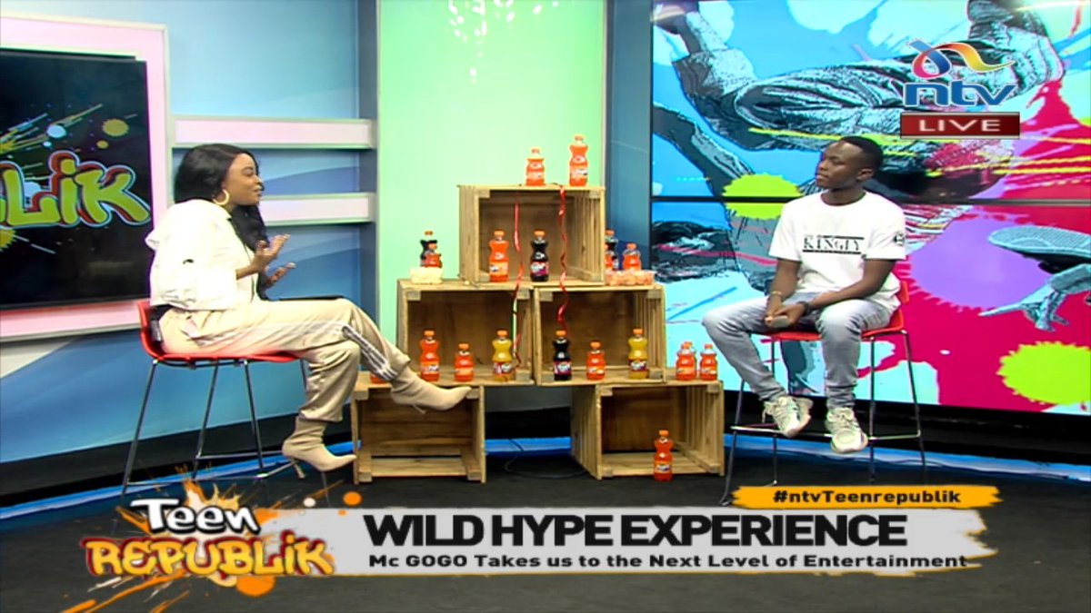 NTV Kenya on Twitter: "The hype master MC Gogo live on #TeenRepublikNTV @azeezah_h @JTrends_"