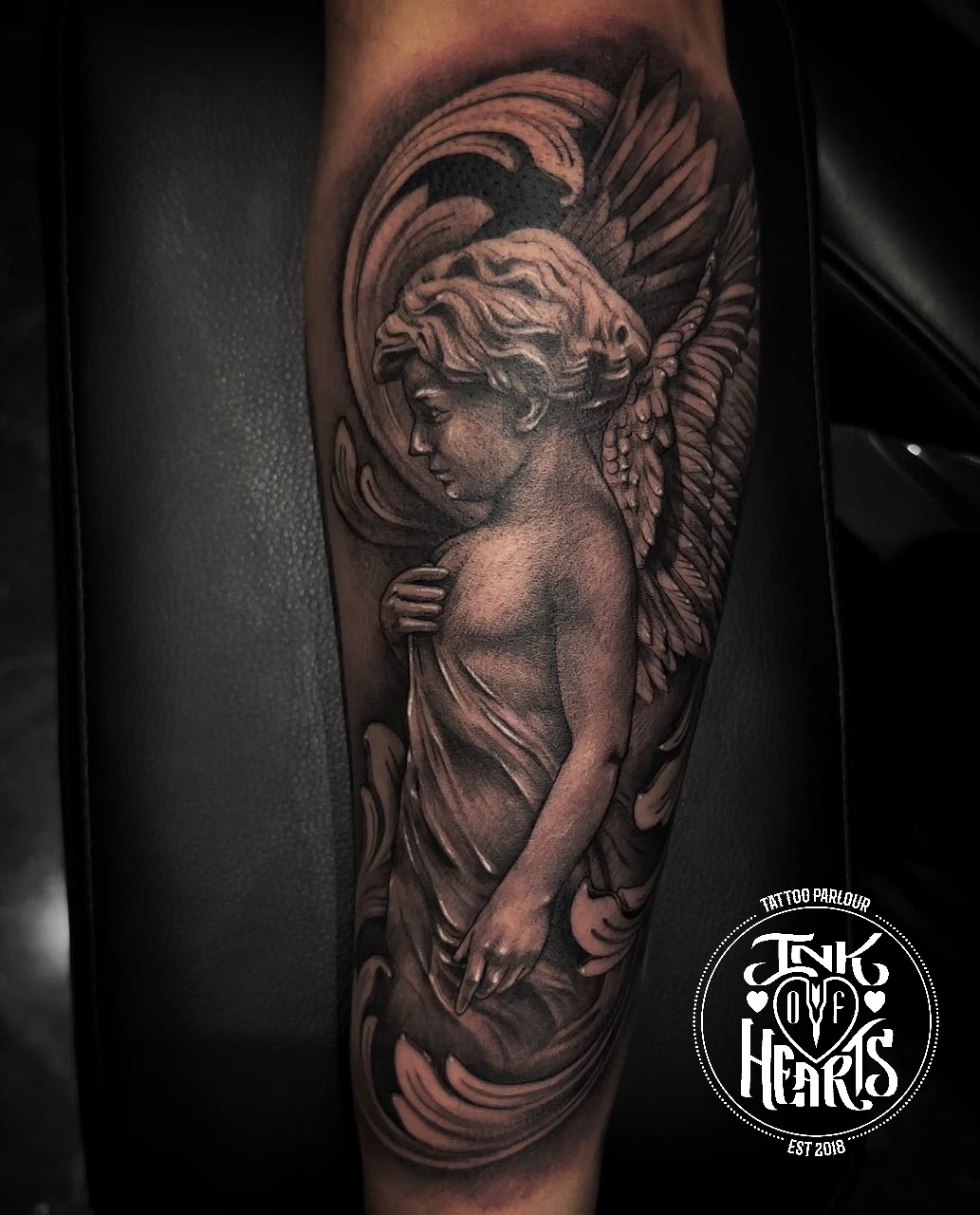 Baby Angel Tattoo Sleeve