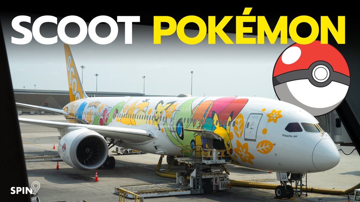 spin9 on Twitter: "[spin9] พาขึ้นเครื่องบินโปเกม่อน บินแล้วครั้งแรก กรุงเทพฯ - สิงคโปร์ โดย ...