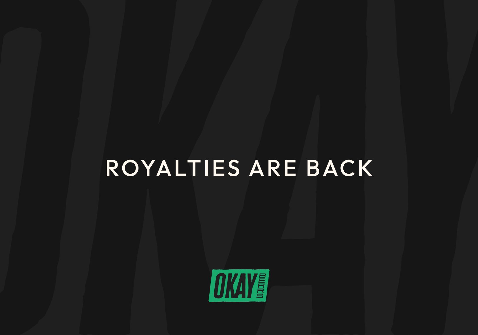 Okay Bears on Twitter: "Royalties are back. We want to celebrate this momentous occasion by ...