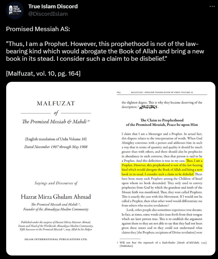 🧵This is what Qadi 'Iyad al-Maliki (رحمه الله) actually said about the claimants to Prophethood ...