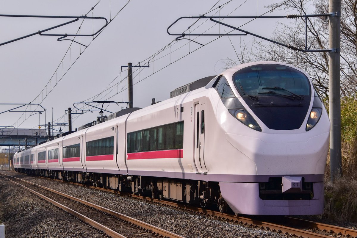 HEROMO🇺🇦(線路際蹲人・鉄模人) on Twitter: "3M K7 4M K6 3/12 #常磐線運用 #E657系"