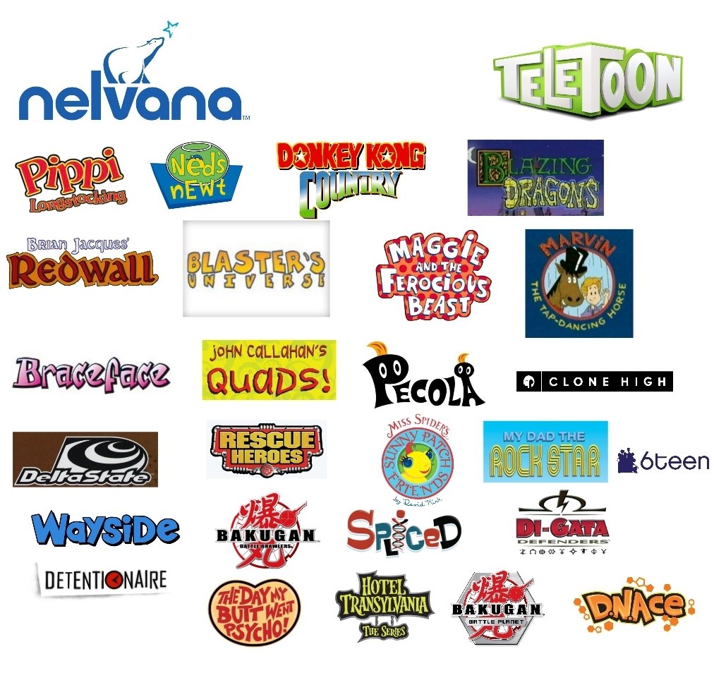 COREY RIFFIN on Twitter: "TT trivia, across 25 years Nelvana produced 26 original series for ...