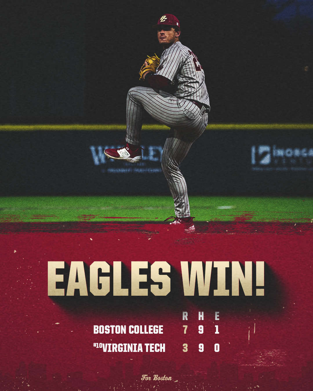 Boston College Baseball on Twitter: "Series over! Final #Birdball🦅 7 No. 10 Virginia Tech 3 📝📈 ...