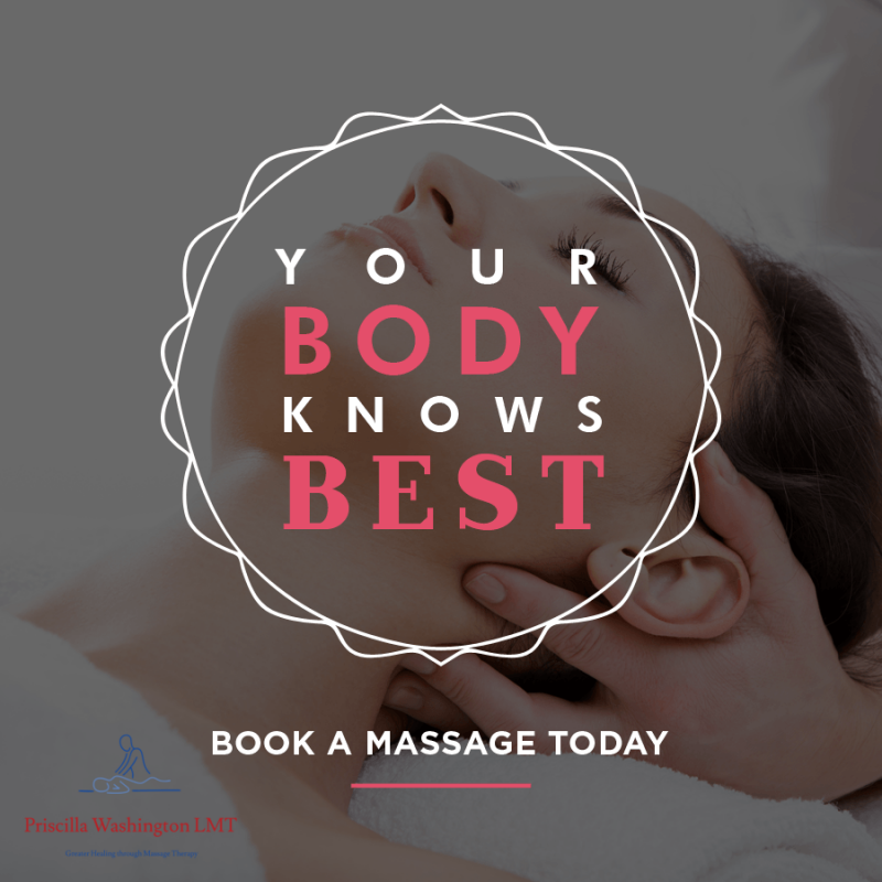 Priscilla W. LMT on Twitter: "Ensure wellness with regular massage appointments! Revitalize your ...