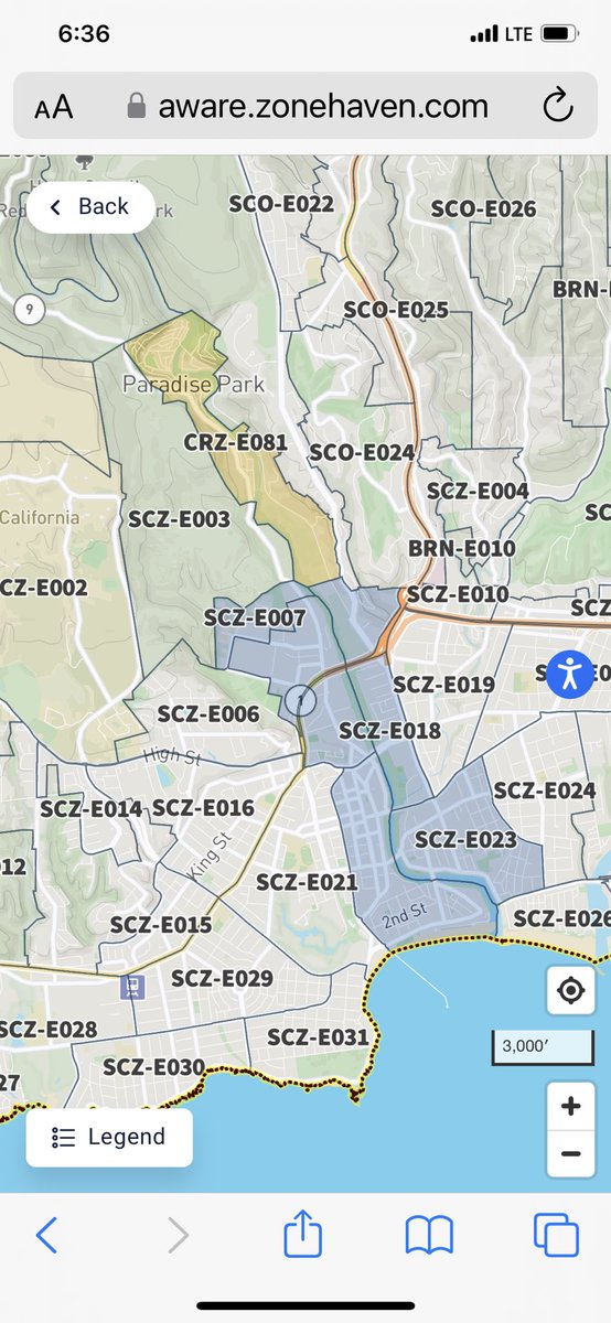 Native Santa Cruz on Twitter: "Zone Haven now shows the entire Downtown Santa Cruz area under a ...