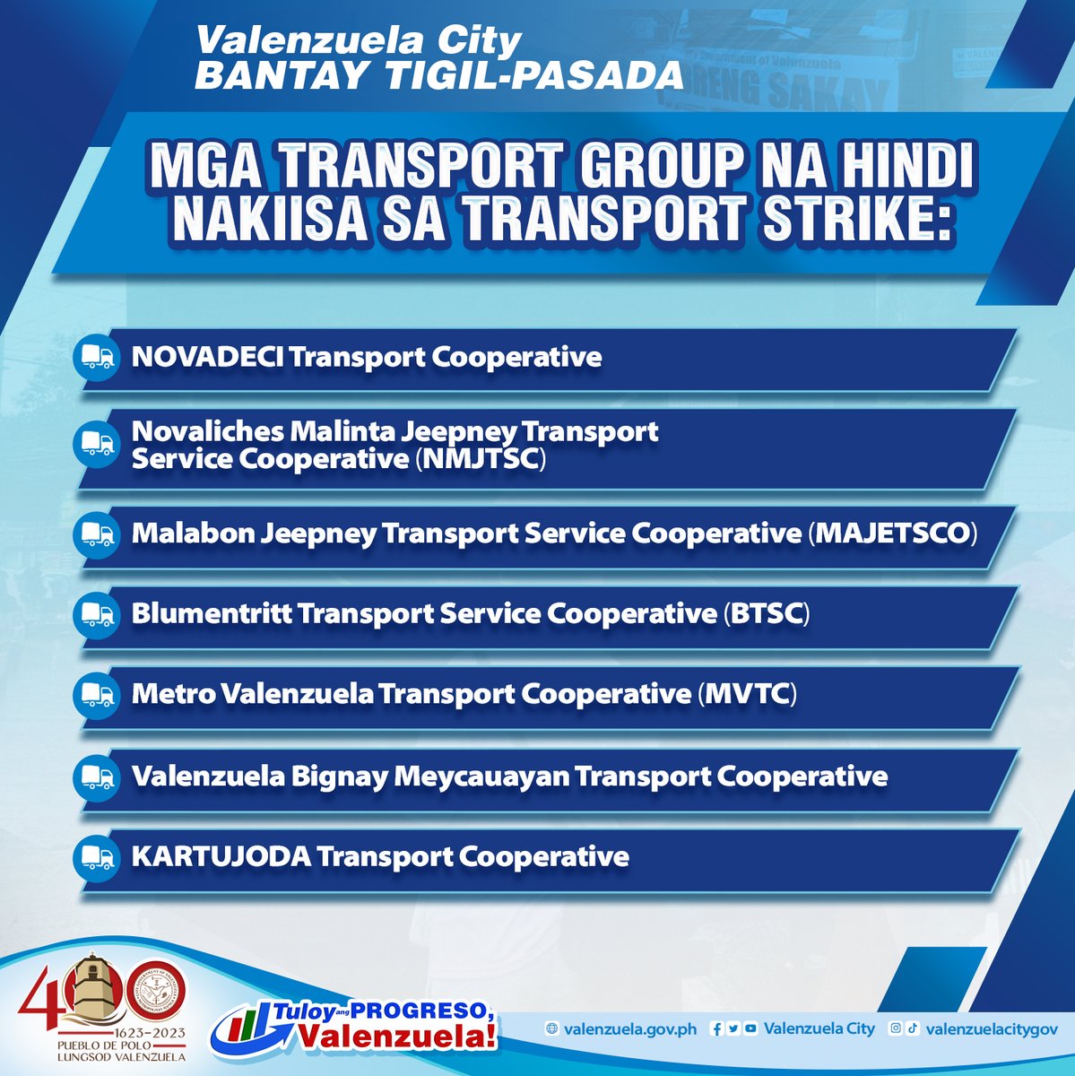 Valenzuela City on Twitter: "Nitong mga nakaraang araw ay nag-deploy ng #LibrengSakay vehicles ...