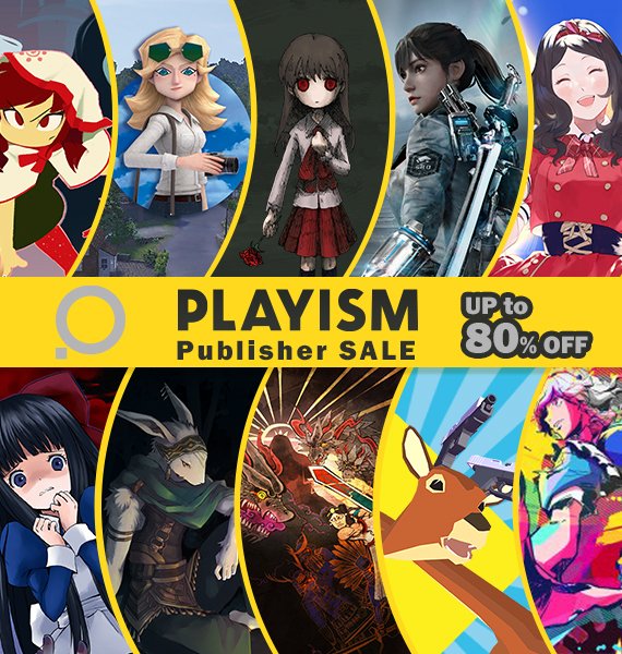 Watori on Twitter: "RT @playismJP: Steamにて最大80%offのPLAYISMパブリッシャーセールがスタートいたしました！あのゲームもこのゲームもお買い得 ...