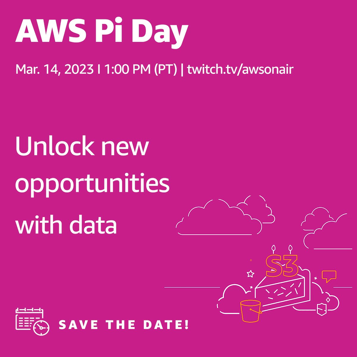 Simon Wardley on Twitter: "RT @Werner: #PiDay dive deep into data sessions today on the #AWS #S3 ...