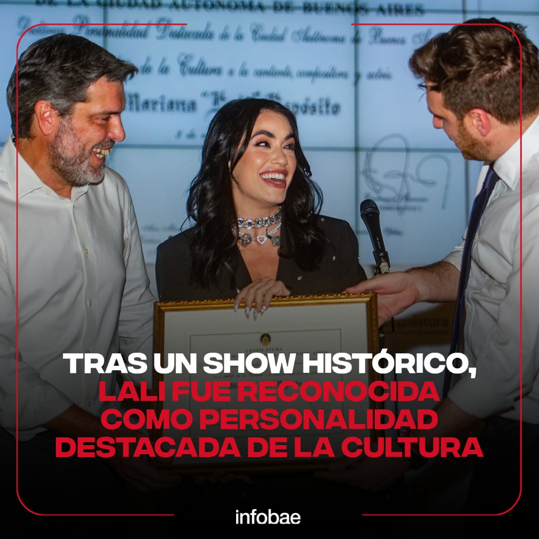 Teleshow On Twitter Tras Un Show Histórico Lali Fue Reconocida Como