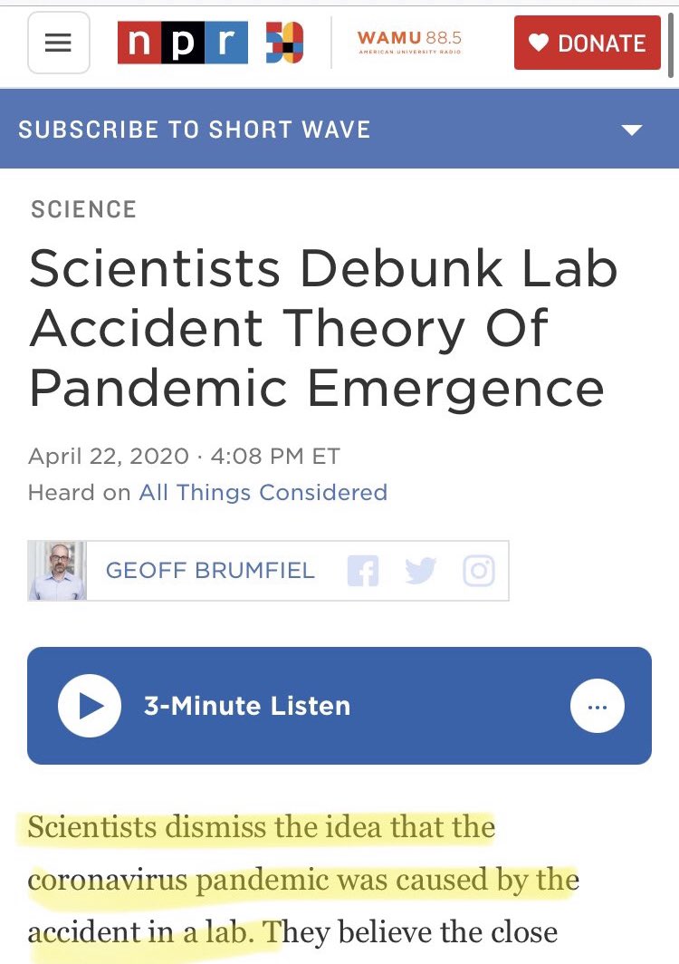 Drew Holden on Twitter: "This wasn’t the only time that @NPR ran a straight news story ...