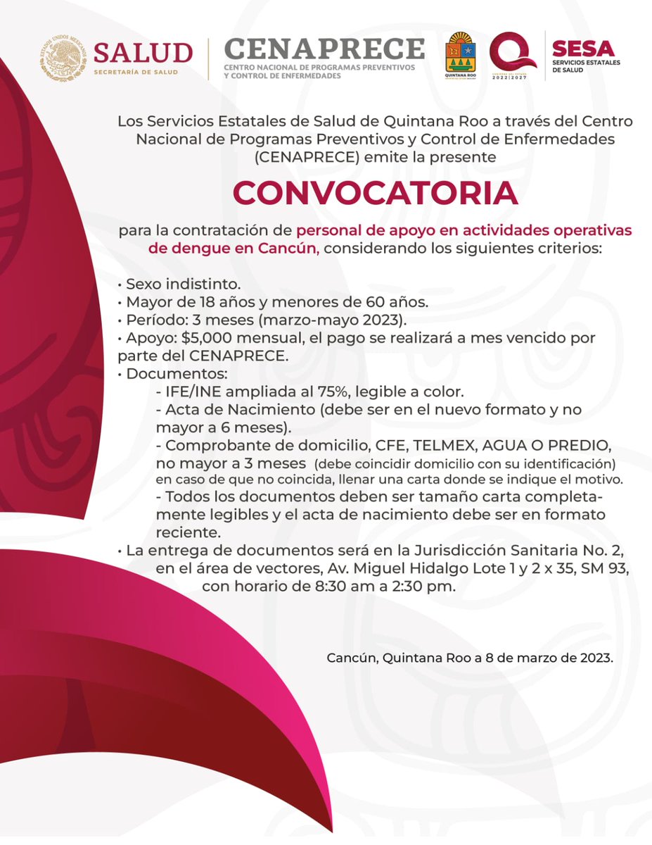 Sesa Quintana Roo On Twitter 馃摙 Aviso Los 饾悞饾悶饾惈饾惎饾悽饾悳饾悽饾惃饾惉 饾悇饾惉饾惌饾悮饾惌饾悮饾惀饾悶饾惉 饾悵饾悶 饾悞饾悮饾惀饾惍饾悵