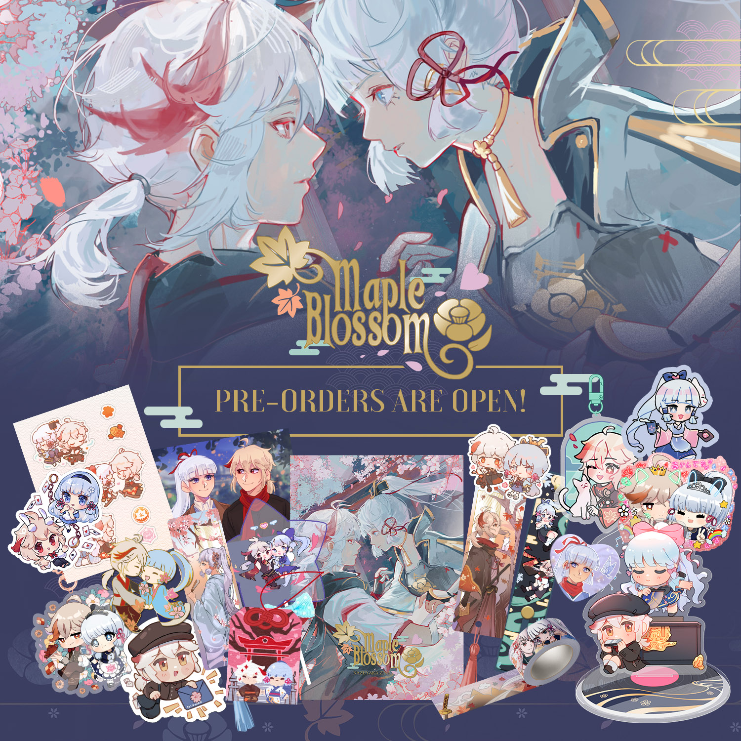 Kazuha x Ayaka AU zine | Pre-orders soon! on Twitter: "🍁🌸#KazuyakaZine: PRE-ORDERS OPEN🌸🍁 — 🍃 ...