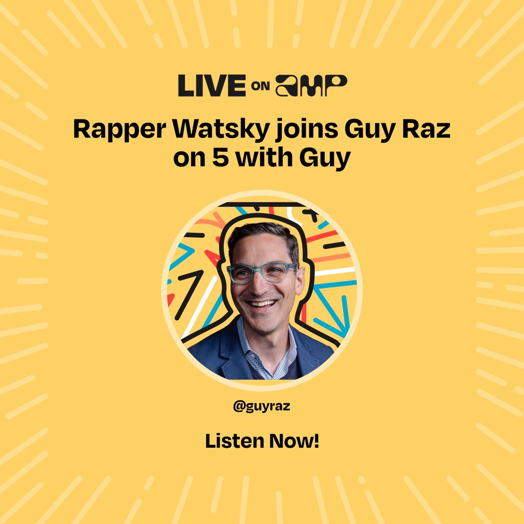 Guy Raz on Twitter: "Live now! guyraz is live on Amp! https://t.co/R84W09q8oH https://t.co ...