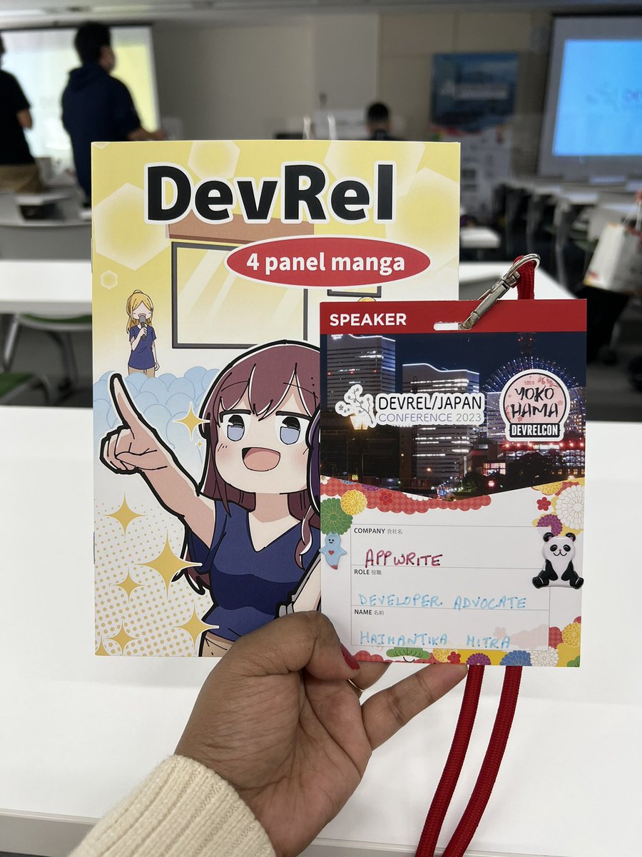 Haimantika Mitra on Twitter: "And it’s just getting started! At @DevRelConTokyo 🥰 Love the ...