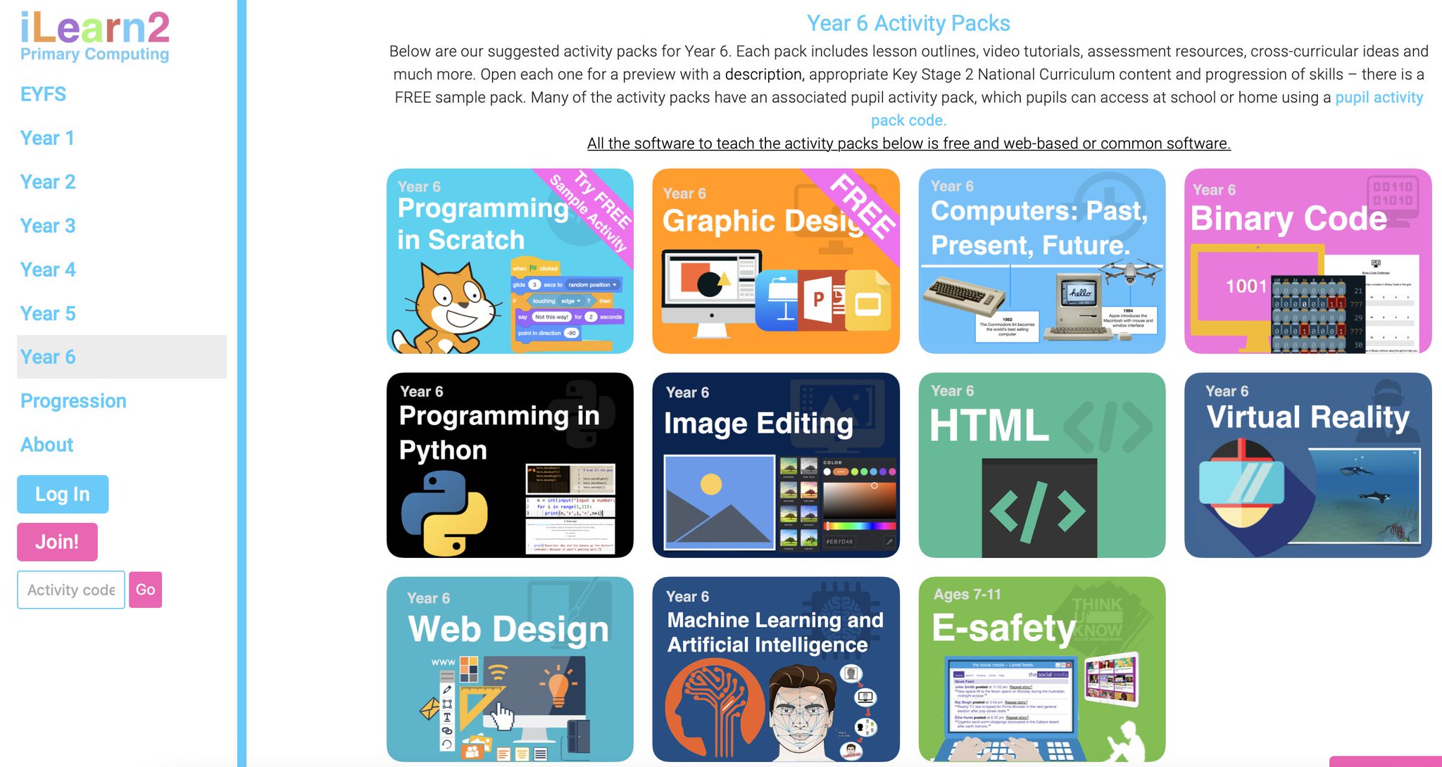 iLearn2 | Primary Computing. Made Easy. on Twitter: "Do you teach Year 6 computing? Take a look ...