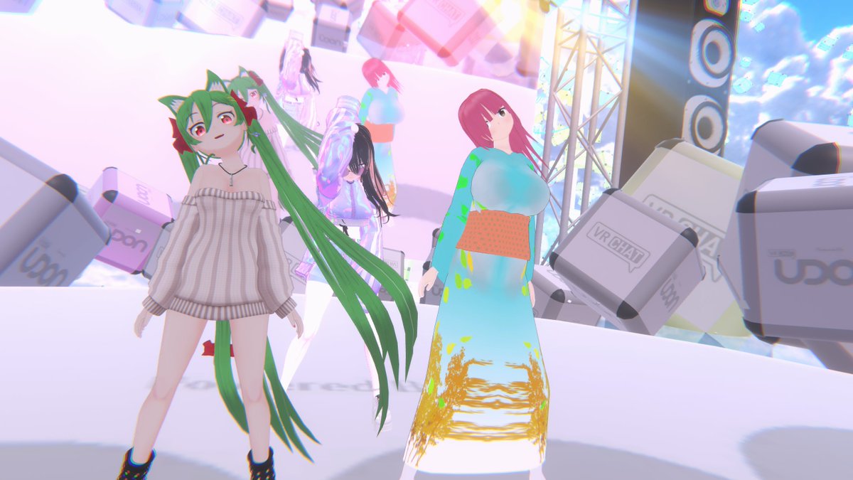 ポポンH on Twitter: "VRCにて"