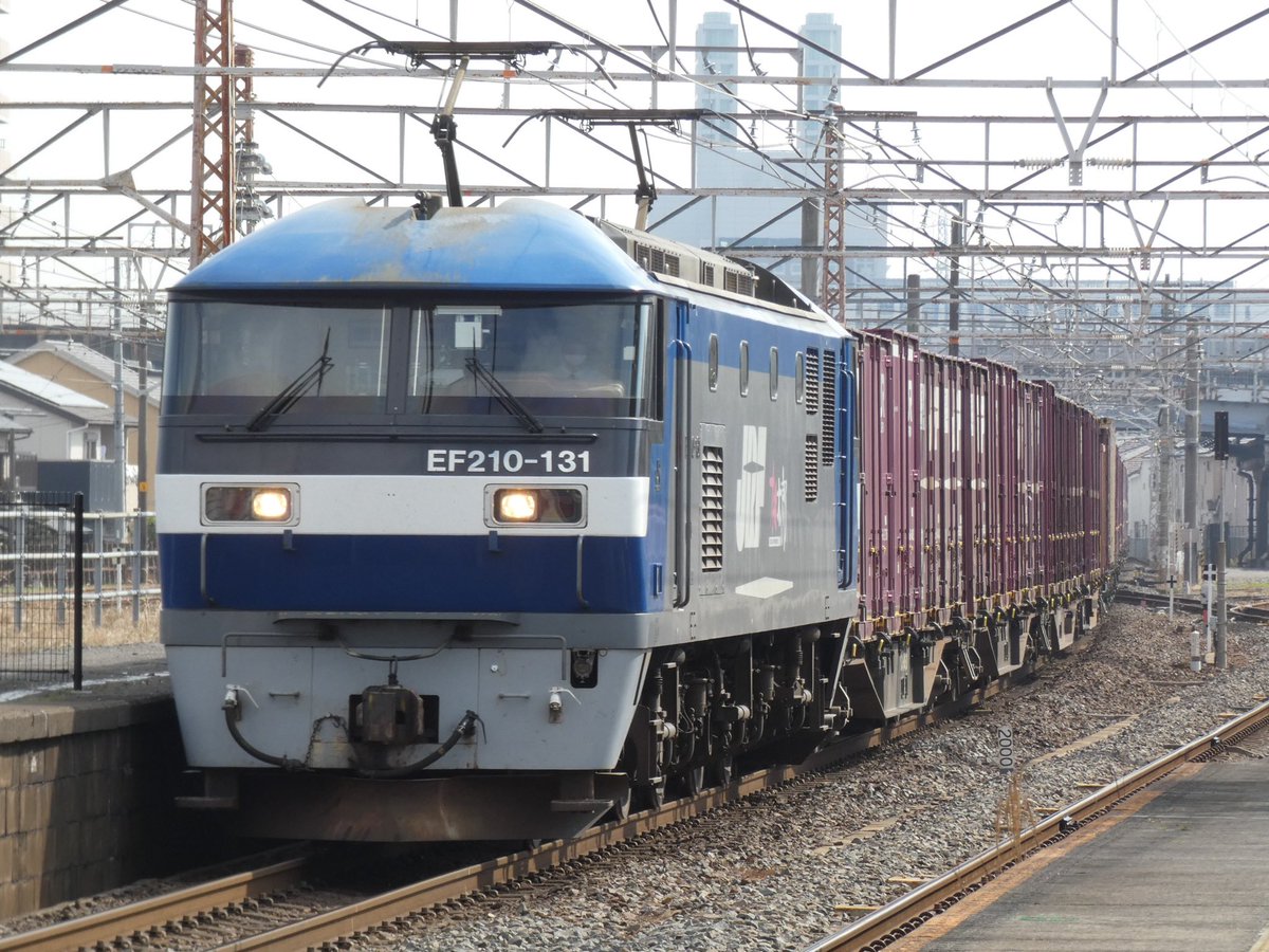 MTY on Twitter: "RT @tommy_picture: 2023/03/10 1071レ EF210-131[岡]＋コキ 1073レ EF210-18[岡]＋コキ 吹田 ...