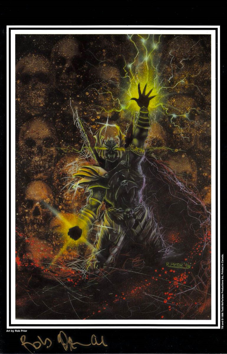 John K. Mulder on Twitter: "RT @SpawnArchive: Spawn The Impaler print piece (1996). Art by ...