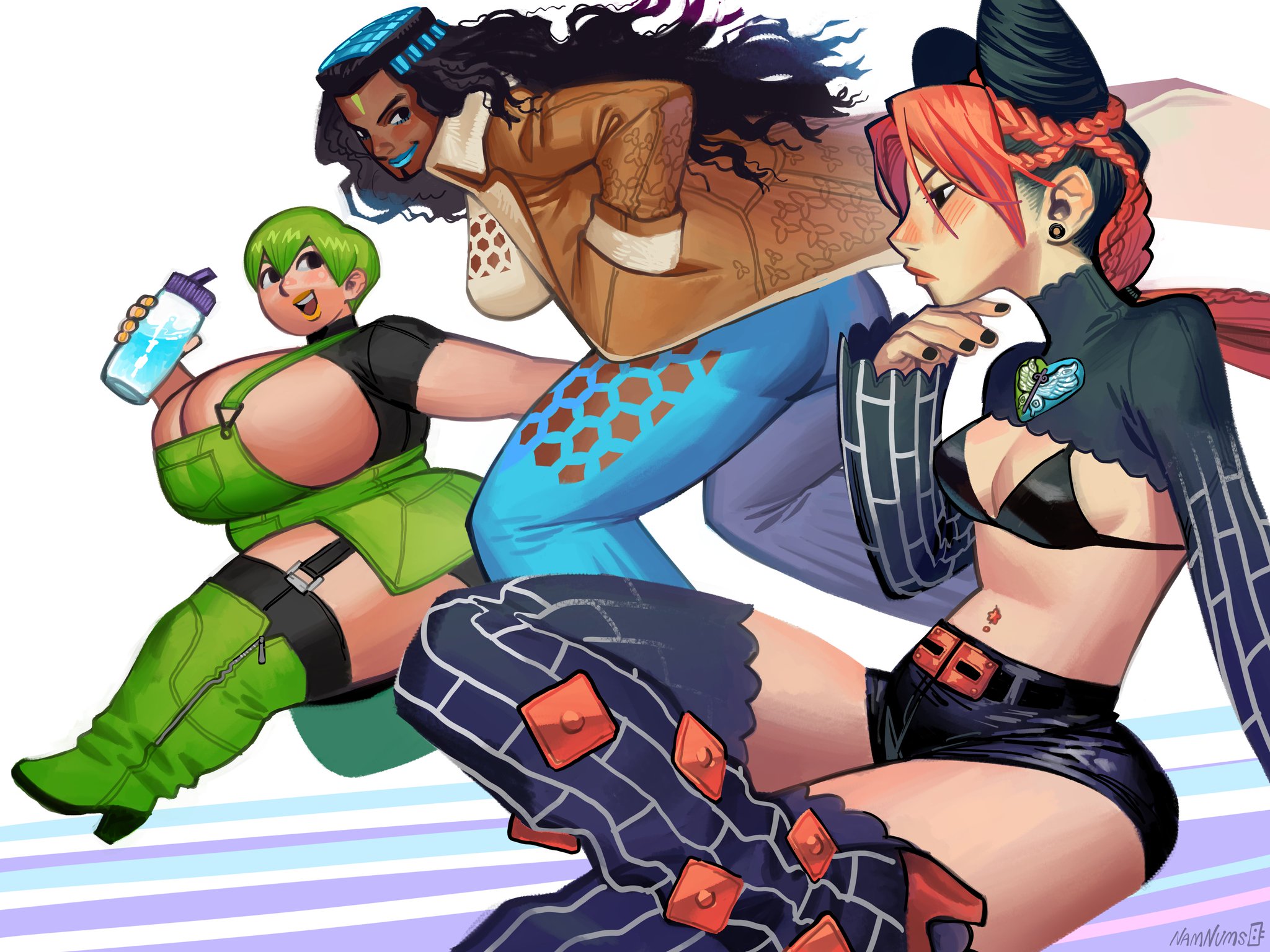 Namnums Commissions Open On Twitter Ocified Jolyne Ermes And