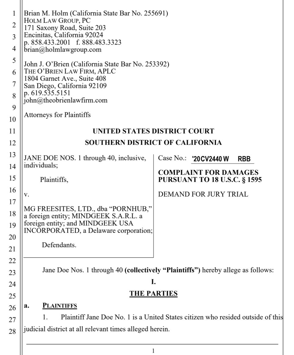 Laila Mickelwait on Twitter: "Here is a link to the lawsuit with the facts and details of the ...