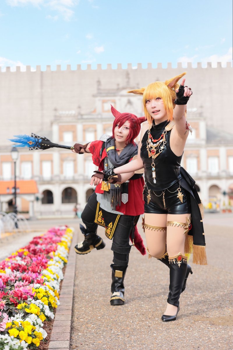 Inura Bera 🍎 on Twitter: "RT @yumop0823: [cosplay] FINAL FANTASY XIV 悠久の風に乗って、どこまでも。 光の戦士 : ゆもね ...