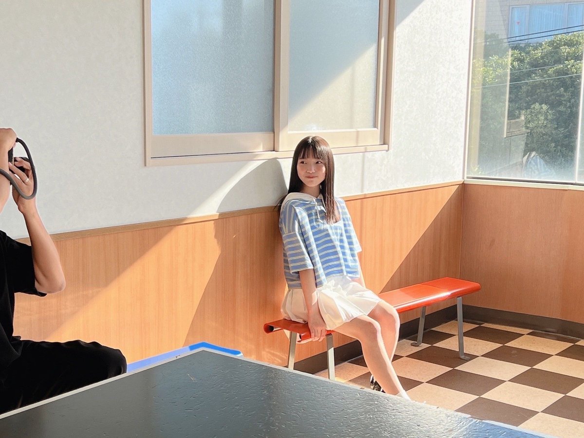 STU48_Kenkyusei_member on Twitter: "こんばんは🥔 #岡村梨央 です🍎 ヤンマガWebさんの『週刊STU48』に載りました☺️💗 続きを見るの所を押すと…🙈 ...