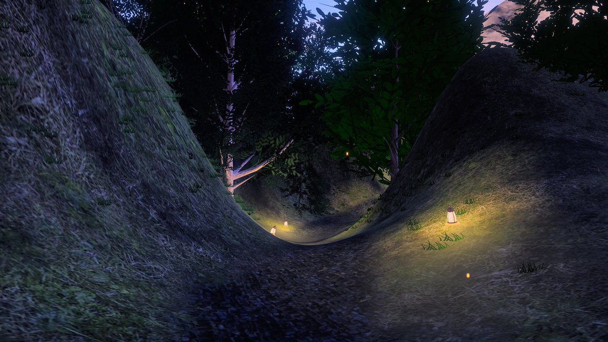 VRChat_world紹介Bot on Twitter: "RT @tokiwailm: Momentary Presence․ ―By Chase3D 満天の星空の下での家への帰り道。途中 ...