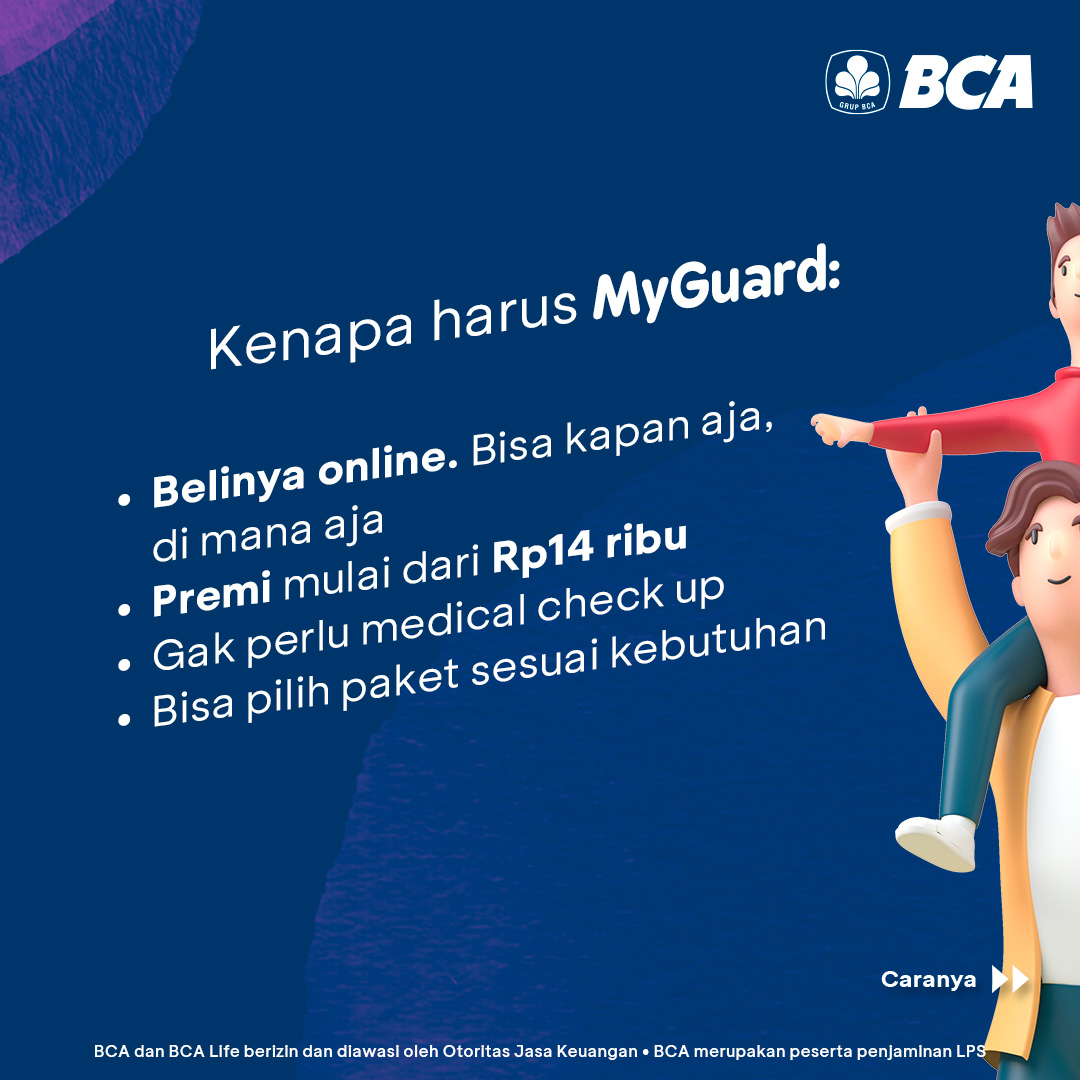 GoodLife BCA on Twitter: "Nah Mimin mau kenalin kamu sama perlindungan MyGuard nih! Cocok banget ...