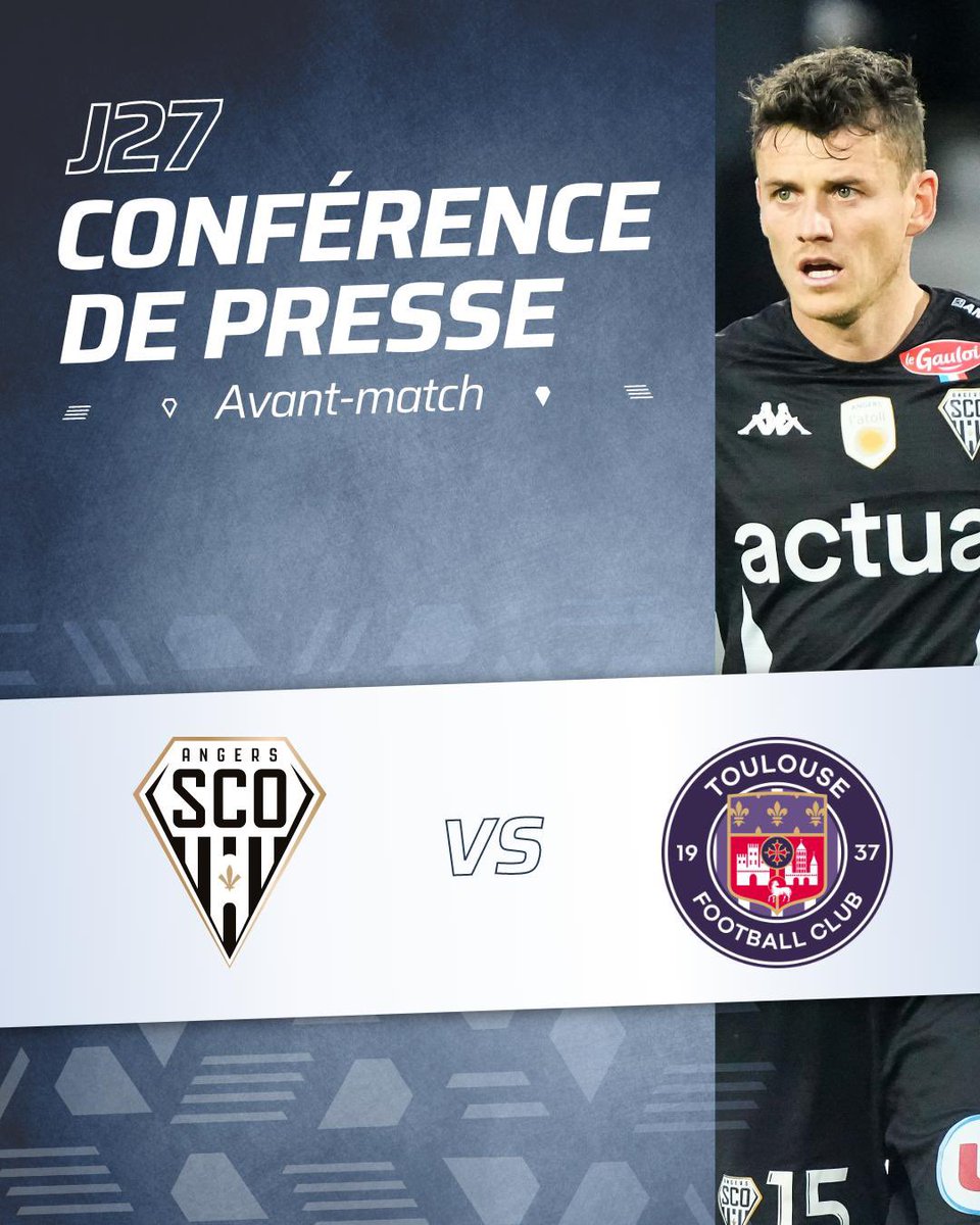 Angers SCO on Twitter: "💬 La conférence de presse d’avant-match #SCOTFC en présence de Pierrick ...