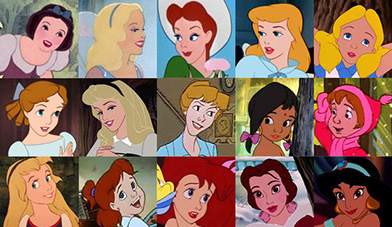 Disney Princess Faces