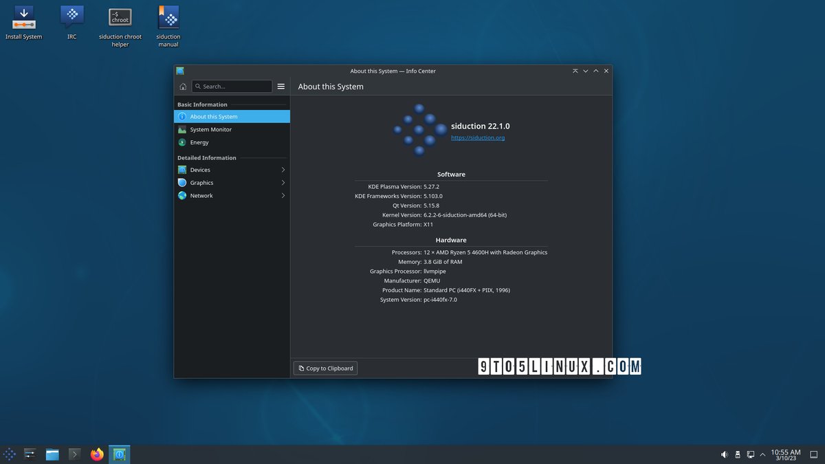 siduction 2022.1.1 Distro Is Here with #Linux Kernel 6.2 and KDE Plasma 5.27 LTS, Based on # ...