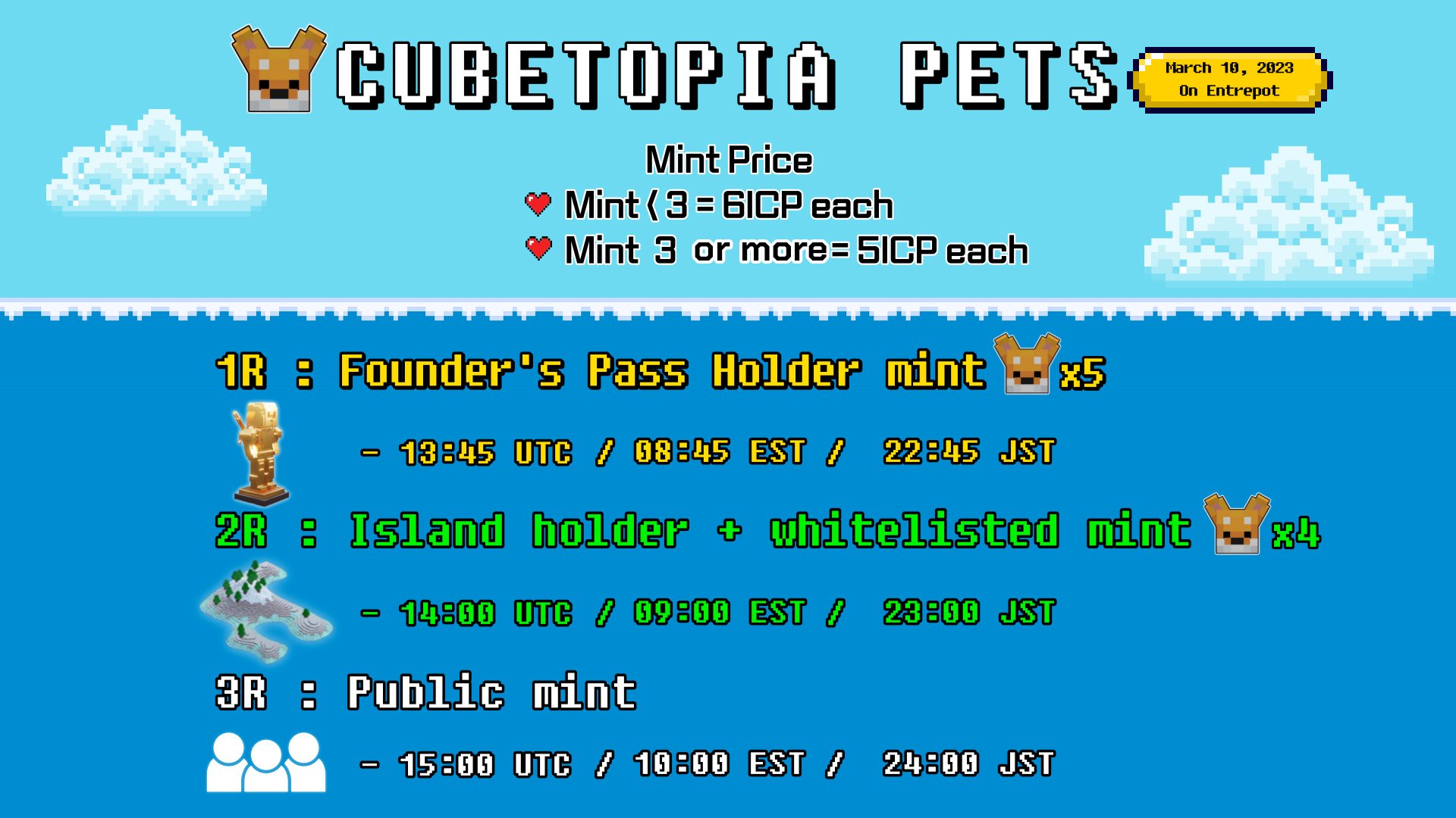 Cubetopia 🚀PETS - MARCH 10th!🚀 on Twitter: "🚀Today is the day! There isn't long left before the ...