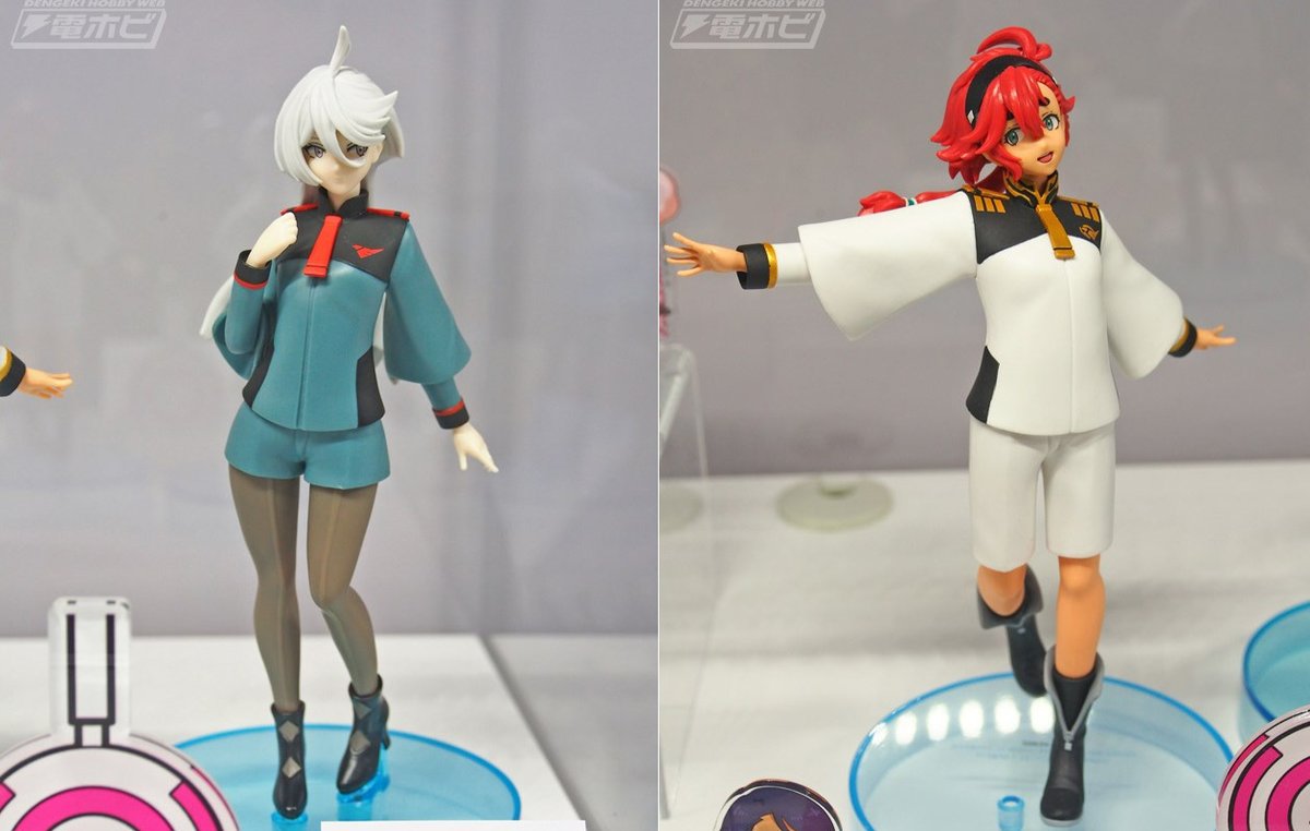 電撃ホビーウェブ on Twitter: "『機動戦士ガンダム #水星の魔女』より、4月登場予定のプライズ「ミオリネ・レンブラン フィギュア」が展示！5月再登場予定の「スレッタ・マーキュリー ...