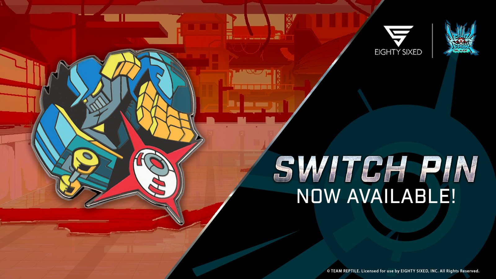 Eighty Sixed on Twitter: "SWITCH FLIP! Our all new Lethal League enamel pin featuring Switch is ...