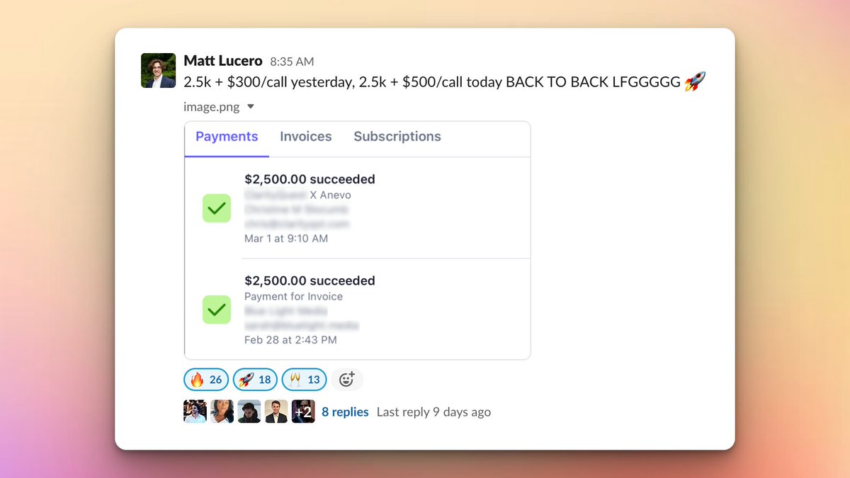 Cold Email Wizard 📩 on Twitter: "Would like you all to know that @MattLucero_ is unstoppable in ...