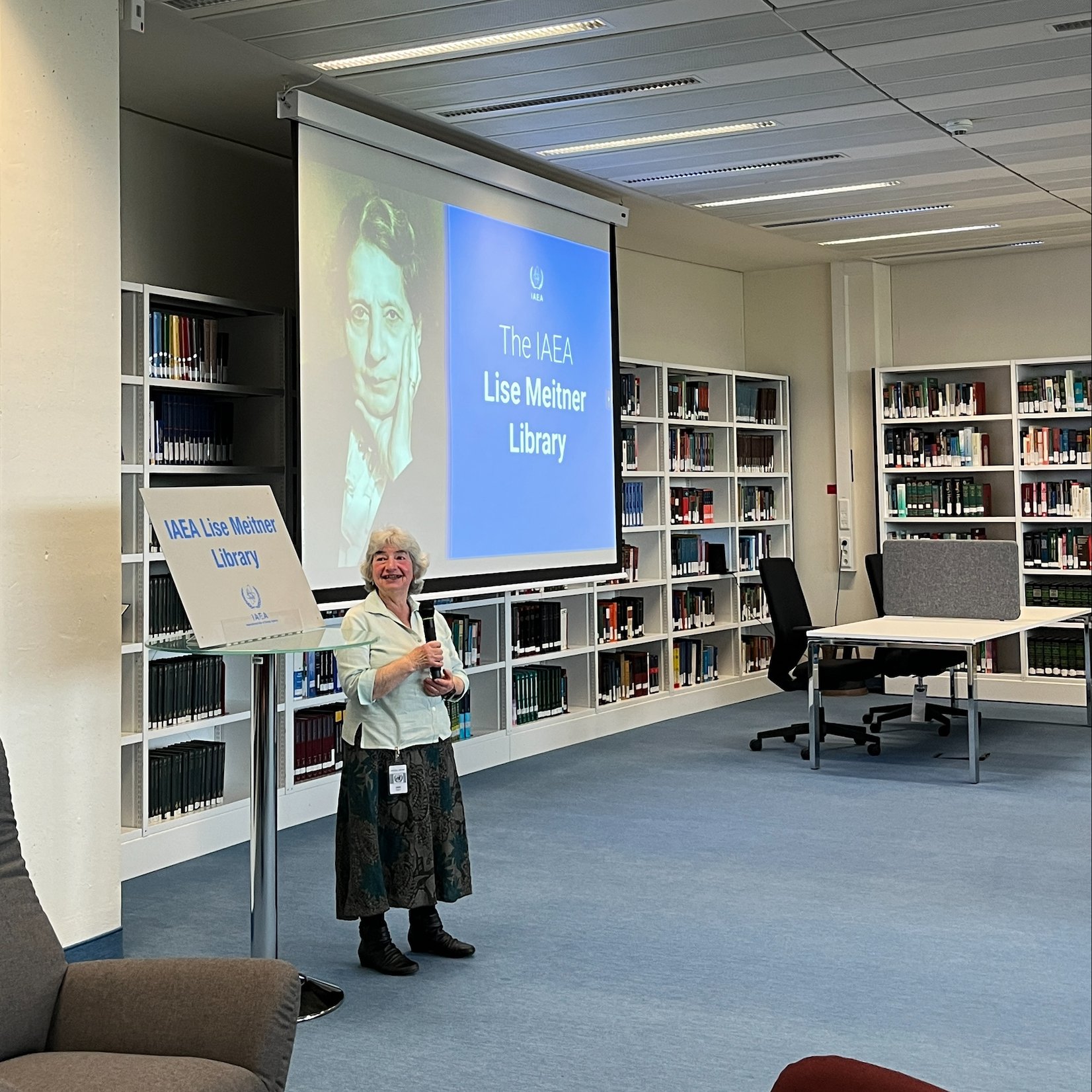 Lise Meitner Working