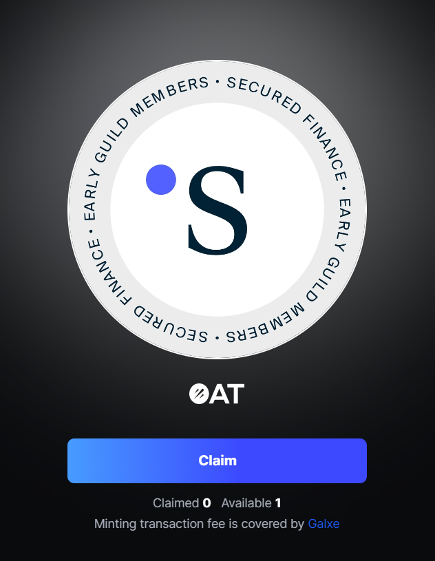 CryptoDuck 🔴 on Twitter: "เก็บ 2 OAT ต่อ จาก Secured Finance (@Secured_Fi) . Secured Finance ...