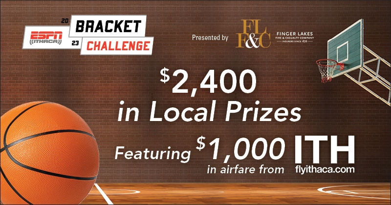 ESPN Ithaca on Twitter: "BRACKET CHALLENGE IS BACK, presented by Finger Lakes Fire & Casualty ...
