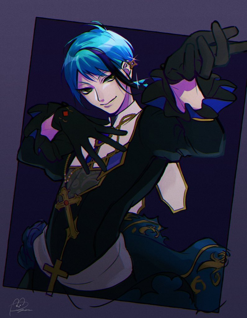 enst衣装パロ 季節外れの👻 」|はるぶちのイラスト