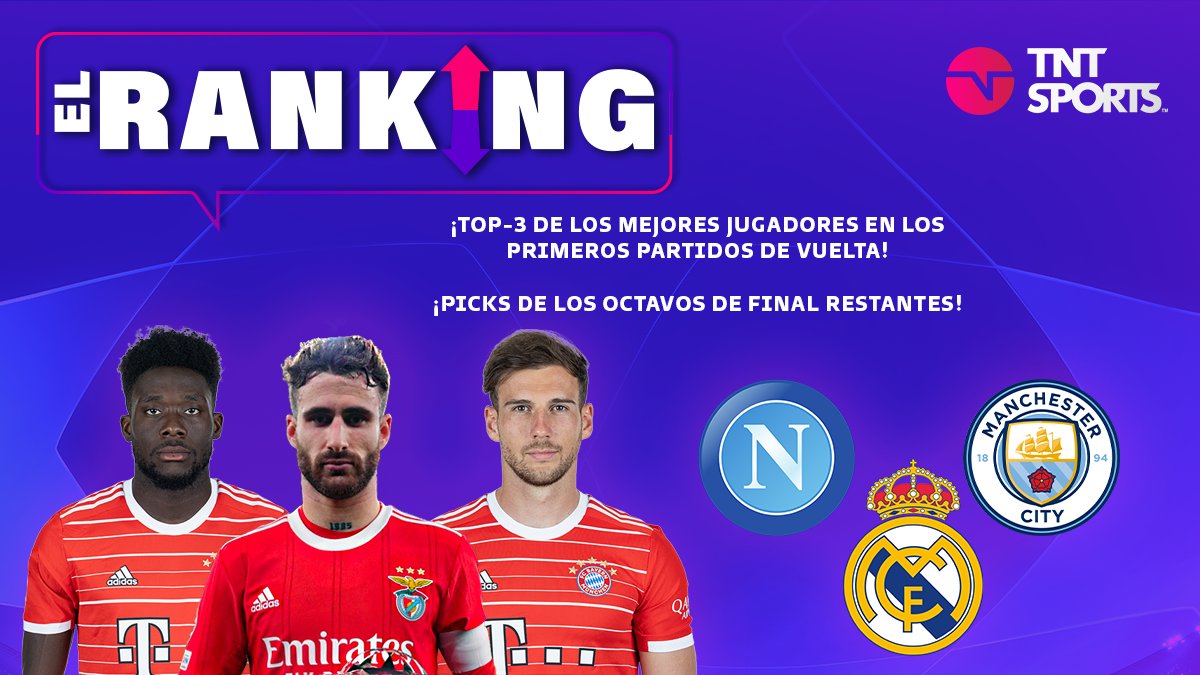 TNT Sports México on Twitter: "¡Ya comenzó #ElRanking! 🙌 @RICARDOMURGUIA, @PepedelBosque y ...