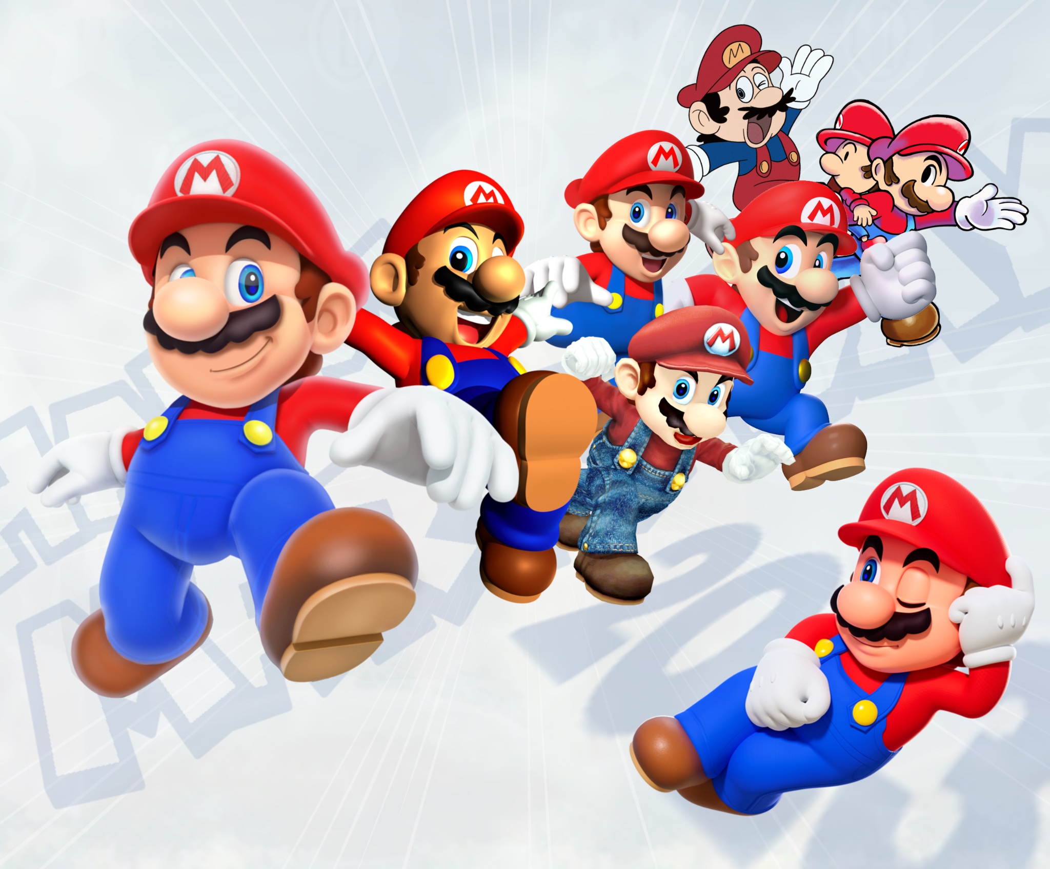 Mario Characters Wallpaper Hd
