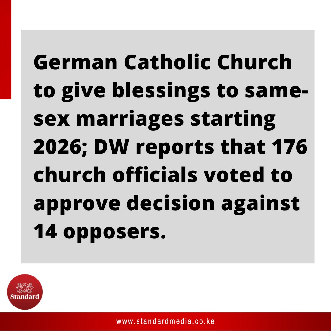 The Standard Digital On Twitter German Catholic Church To Give