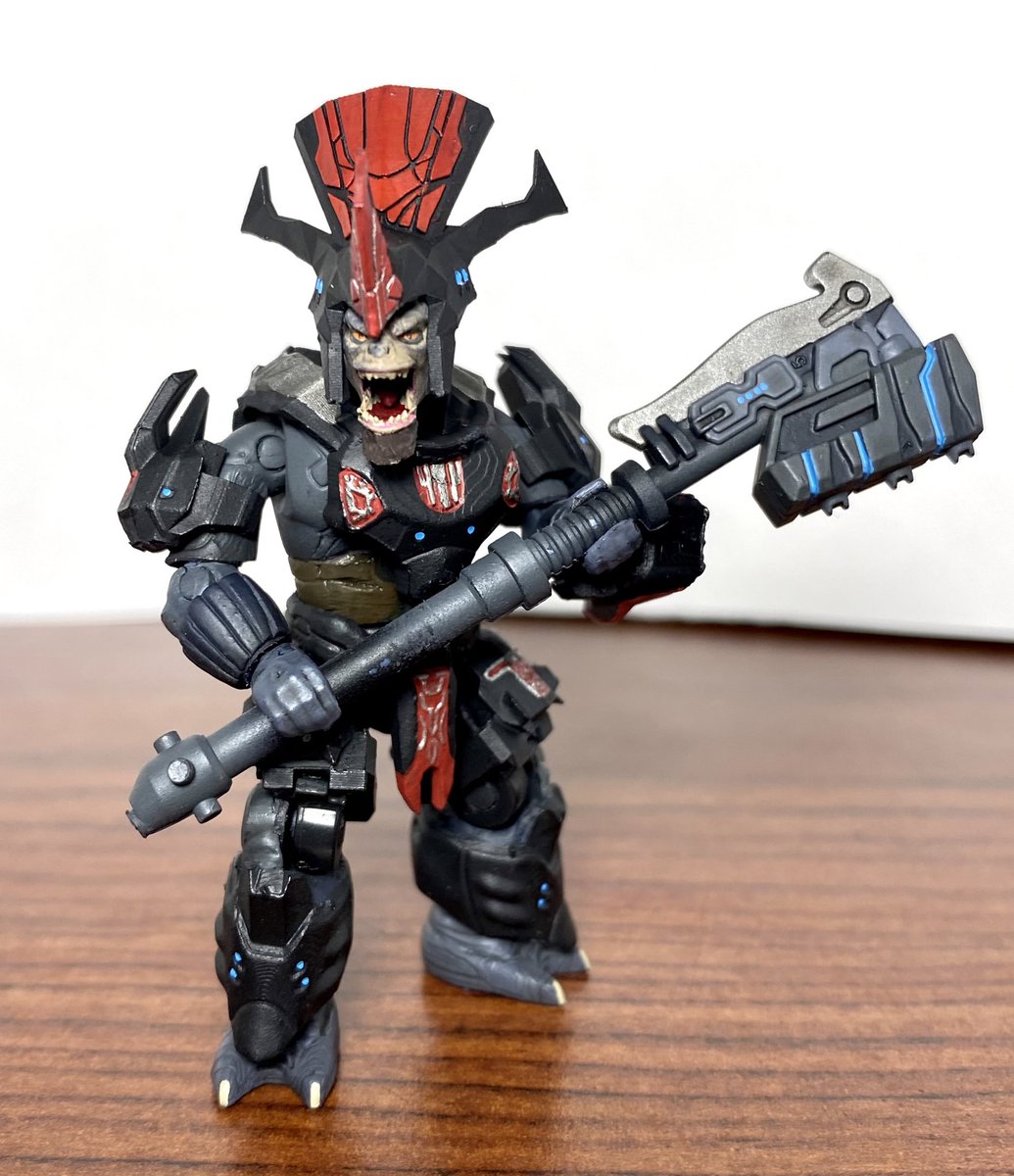 GCustomsCreations on Twitter: "Finally stopped monkeying around and finished my #Halo3 Brute ...